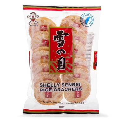 (3 Pack) Shelly Senbei Crispy Oven Baked Rice Cracker, Slightly Sweet ...