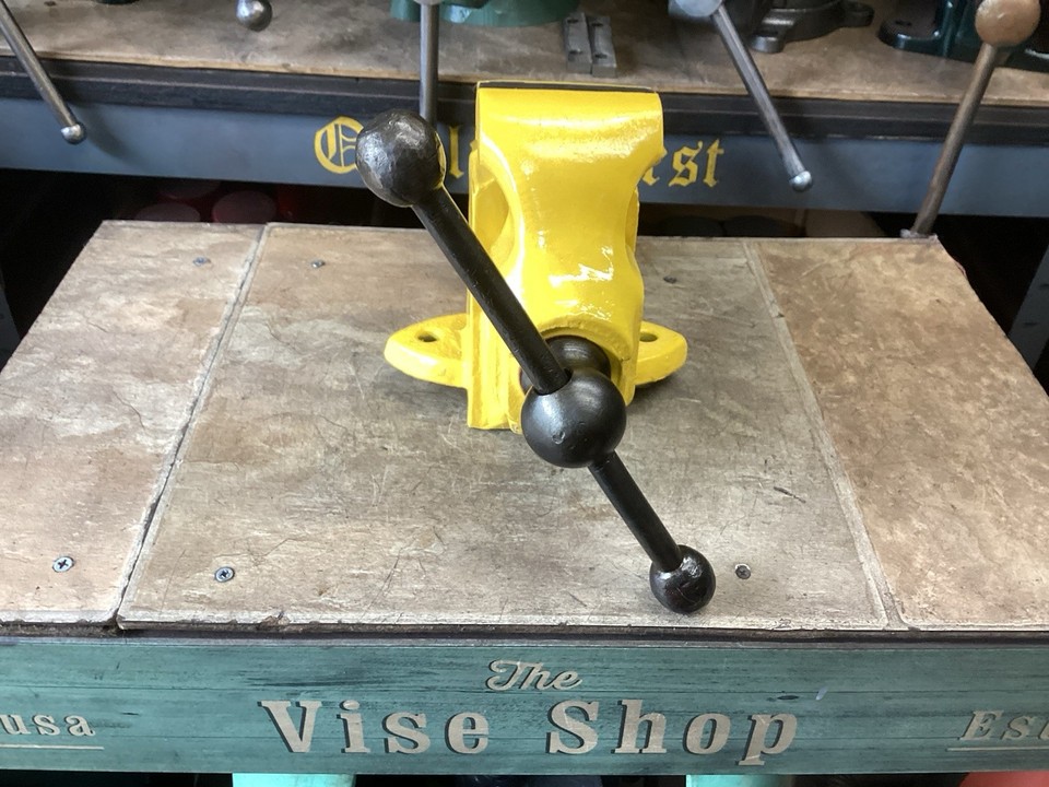 Restored vintage Yost 103 bench vise 3 in jaws 24 Lbs USA . | eBay