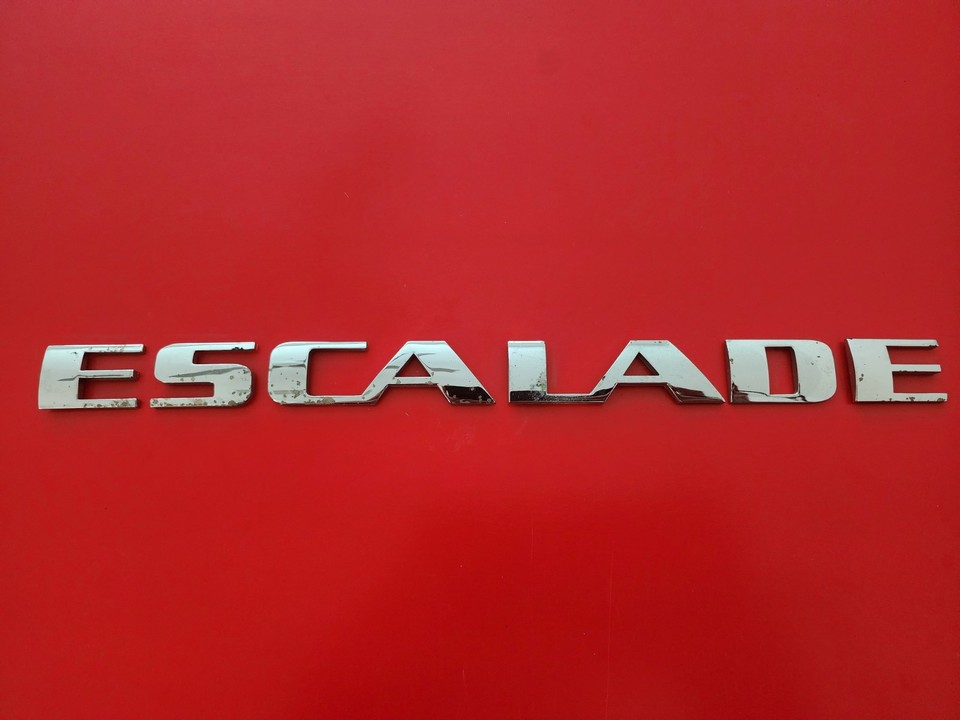 2002-2014 CADILLAC ESCALADE REAR GATE LID SIDE EMBLEM LOGO SIGN SYMBOL ...