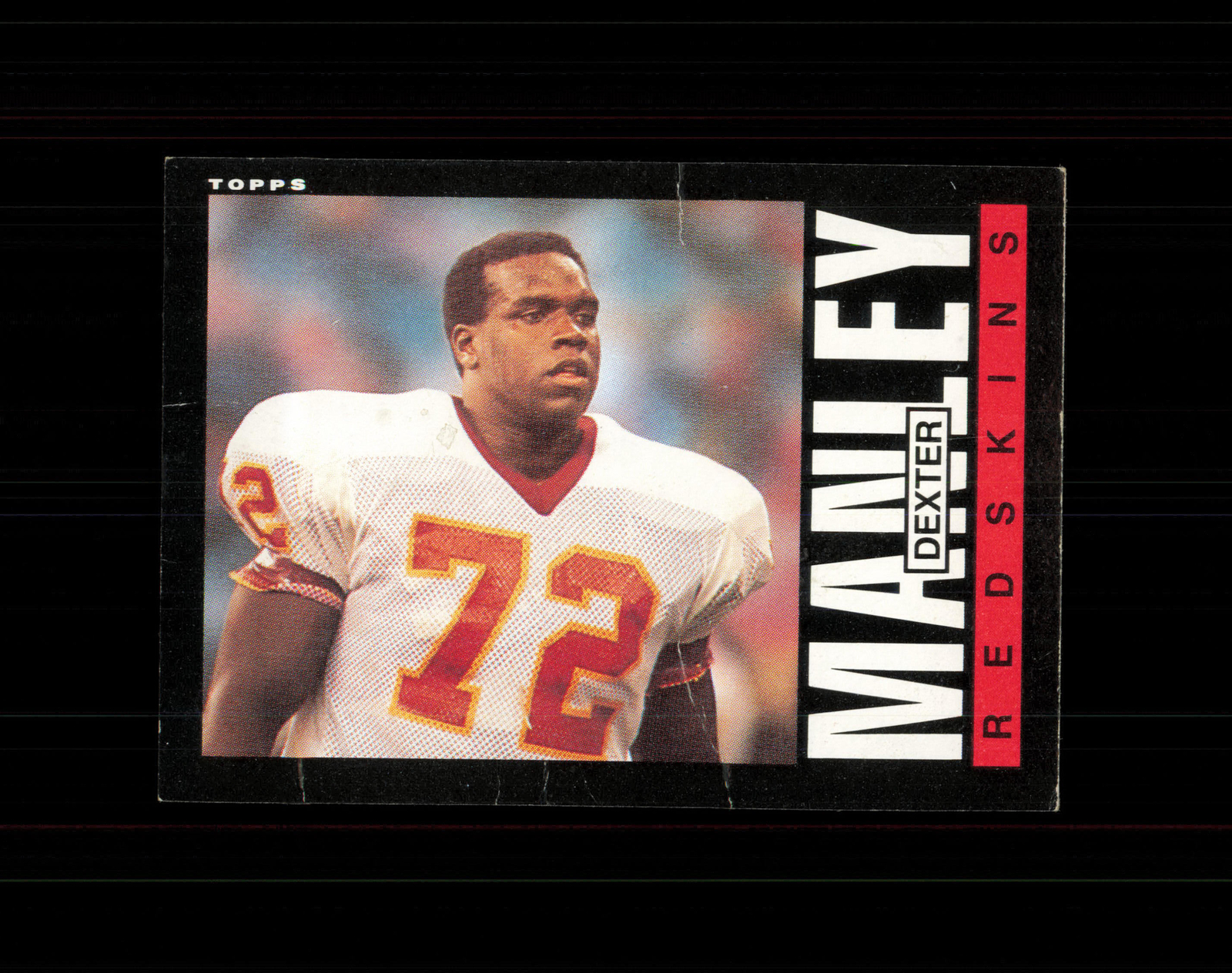 1985 Topps Football #184 Dexter Manley Washington Redskins | eBay