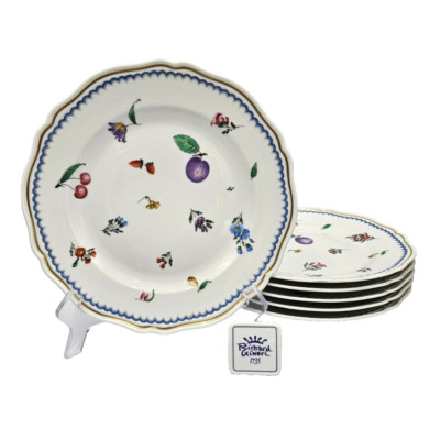 Richard Ginori ITALIAN FRUITS Set/6 Dinner Plates VGOOD scuffs 9 ¾" | eBay