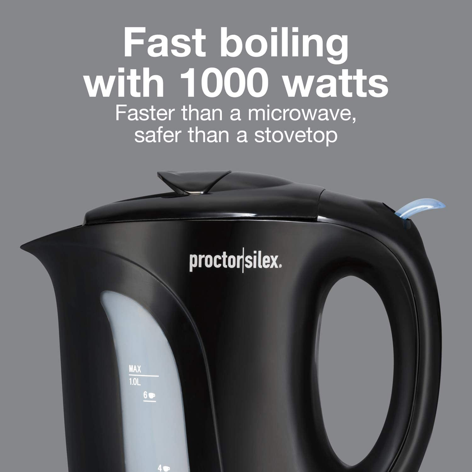 Electric Tea Kettle, Water Boiler & Heater Auto-Shutoff & Boil-Dry ...