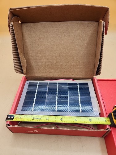 SparkFun Solar Panel 8.50 V 0.15A Operating Current 10.5 V Open Circuit ...