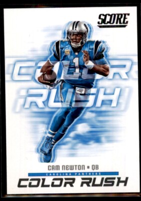 2018 Score Color Rush Cam Newton Carolina Panthers #7 | eBay
