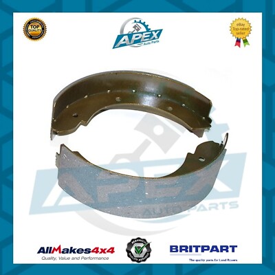 HANDBRAKE SHOE SET ROD OPERATED TYPE TO 1994- LAND ROVER DEFENDER 90 ...