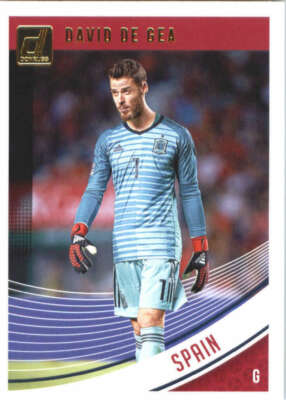 2018/19 Donruss Soccer DAVID DE GEA Base Card - SPAIN - #168 | eBay