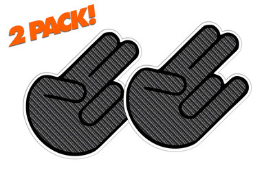 Shocker Decal JDM Bumper Sticker Drift Window Graphic 4 x 5.5" 2 PK ...
