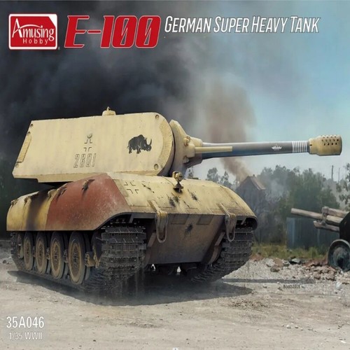 Amusing Hobby 35A046 1/35 WWII German E100 Super Heavy Tank Model Kit ...