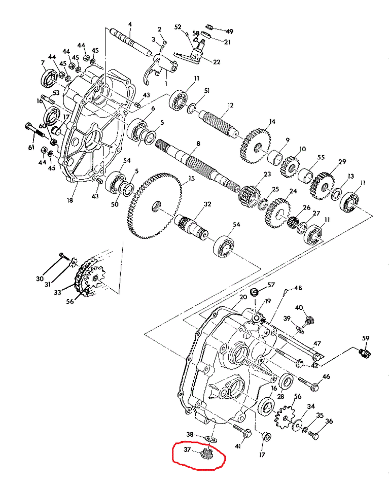 NEW OE POLARIS TRAIL BLAZER BOSS 350L TRANSMISSION GEARCASE DRAIN PLUG ...