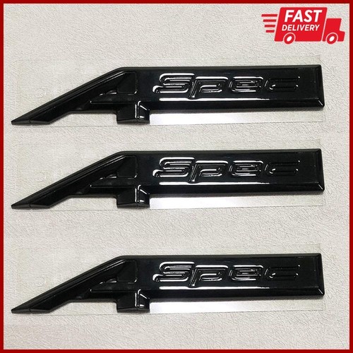 3pcs Glossy Black For Acura ILX MDX ASpec Rear Trunk Badge Sport Emblem ...