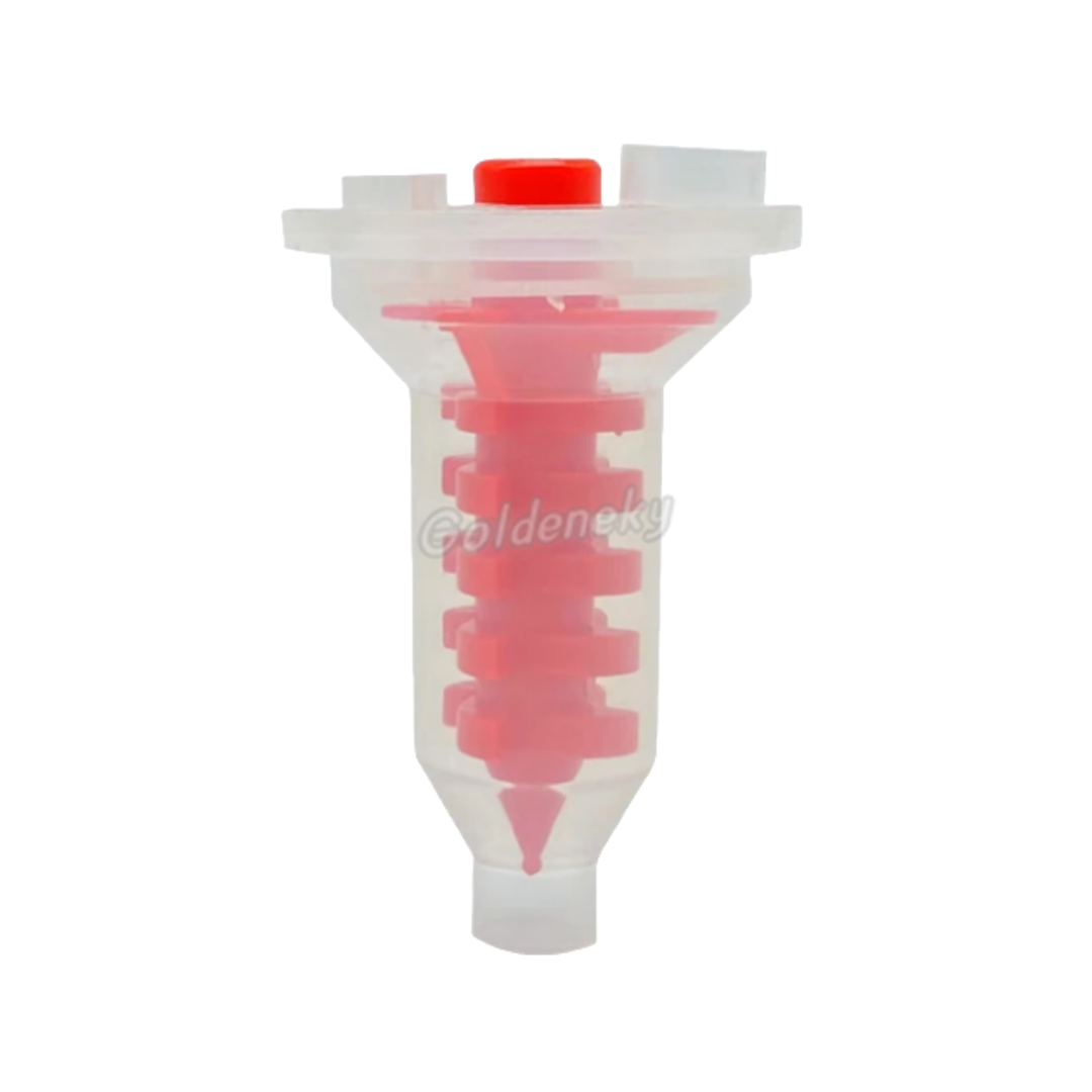 50Pcs Dynamic Red Mixing Tips Impression fits 3 Pentamix Machine Mixing ...