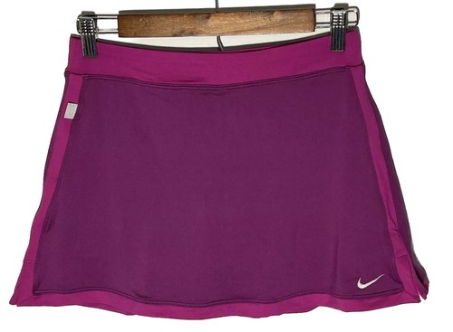 NWT Nike Tennis Border Skort Skirt Girl's Raspberry PinkStretch Dri-Fit ...