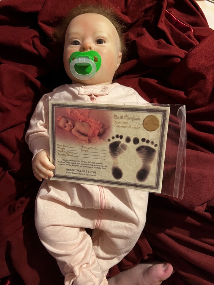 The realborn Patience awake reborn/realborn baby doll for sale | eBay