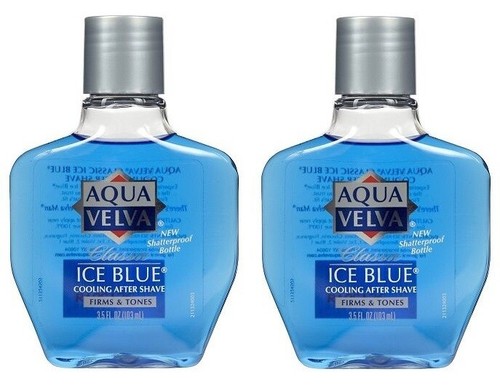Aqua Velva Classic Ice Blue After Shave Cologne 2 Bottle Pack | eBay