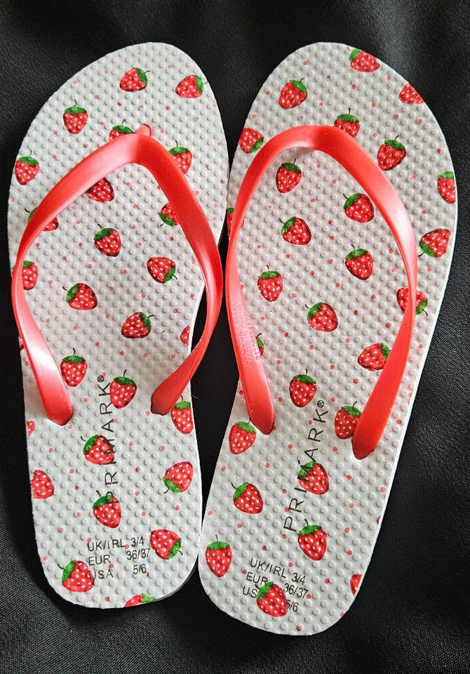 FLIP FLOP FOAM BNWT PRIMARK STRAPPY TOE POST SANDALS FLATS SLIP ONS ...