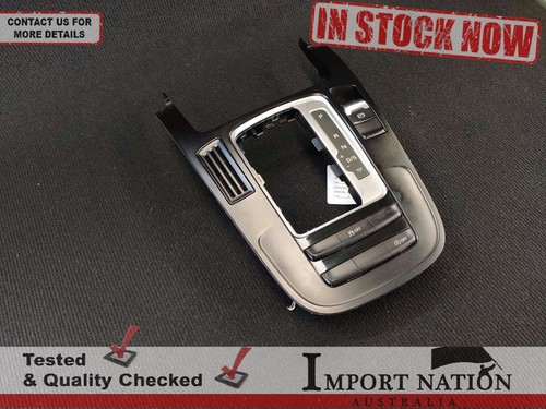AUDI A4 B8 AUTOMATIC GEAR SHIFTER SURROUND TRIM / SWITCHES 08-15 STICK ...