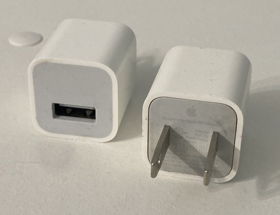 Genuine Apple A1385 Wall Brick Charger Adapter - USB White Used | eBay