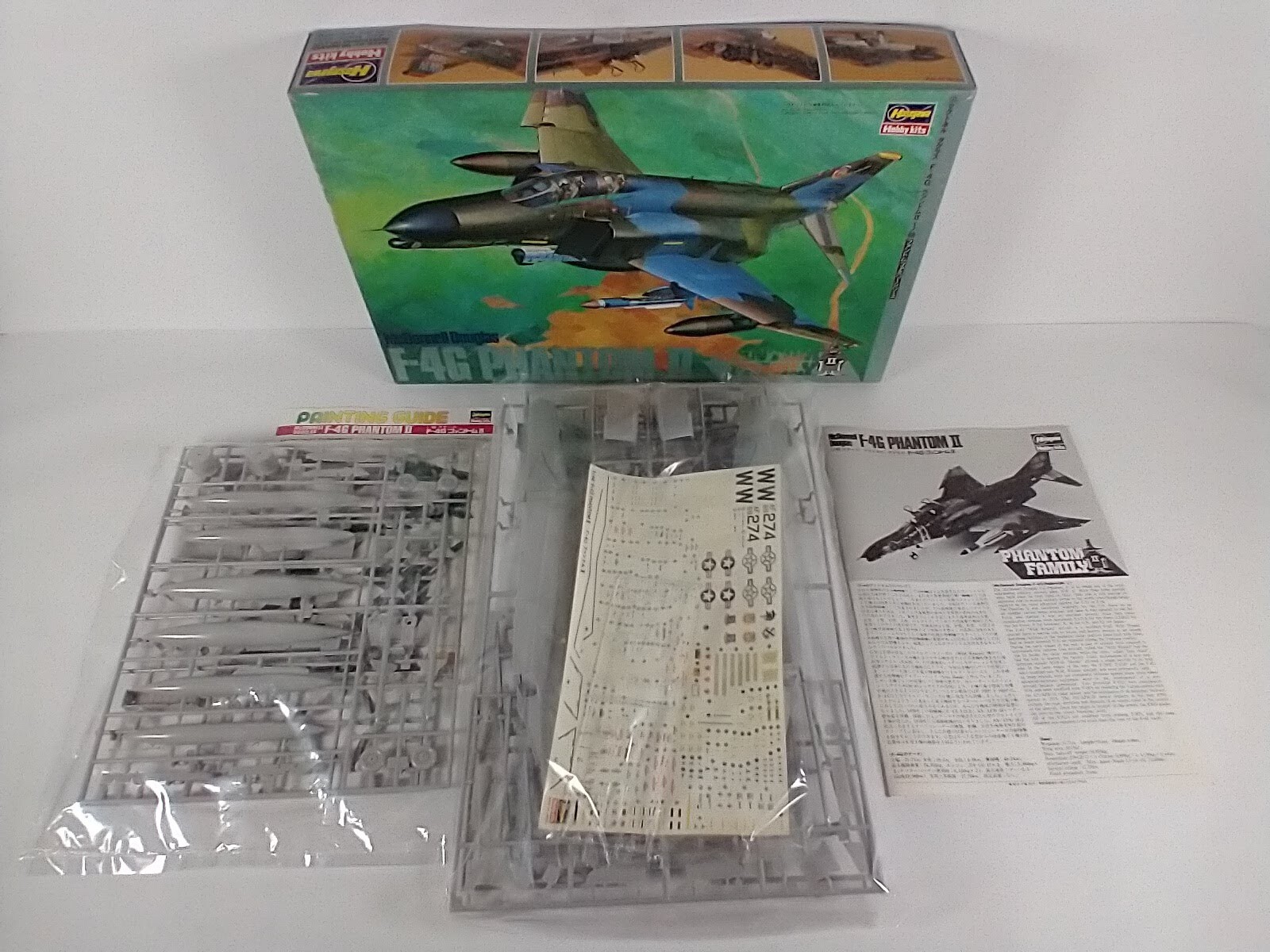 F-4G Phantom II Phantom Family Series Hasegawa 1:48 Model Kit P4 Sealed ...