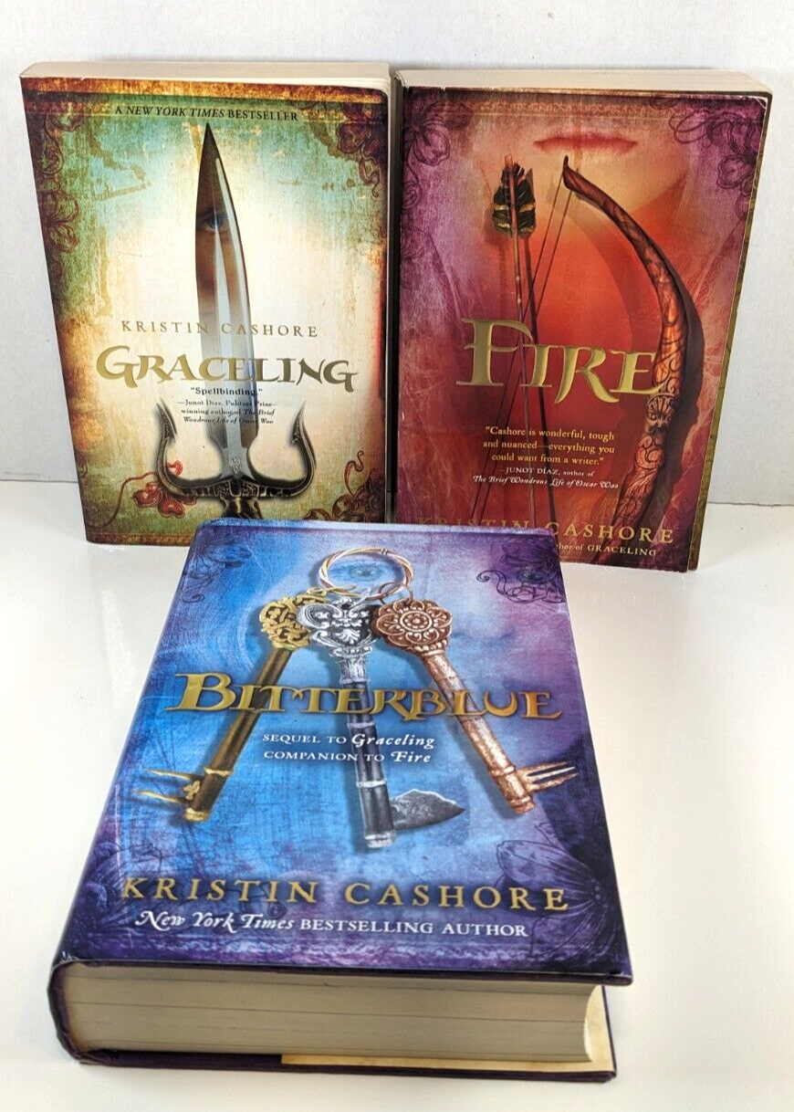 The Graceling Realm Book Series Kristin Cashore vol 1-3 Mixed lot~Fire ...