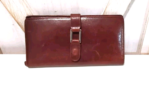 Vintage Wilsons Leather Pelle Studio Cognac Brown Leather Ladies Wallet ...