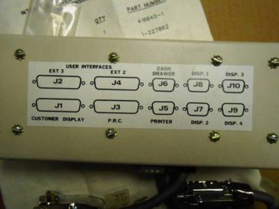 Tokheim 418645-1 INTERFACE COVER ASSEMBLY KIT FOR 184/185 CONSOLES | eBay