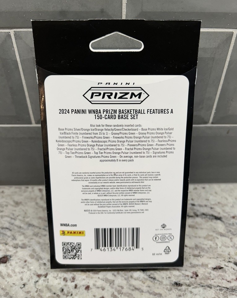 2024 Panini Prizm WNBA Factory Sealed Hanger Box Caitlin Clark RC Lot ...