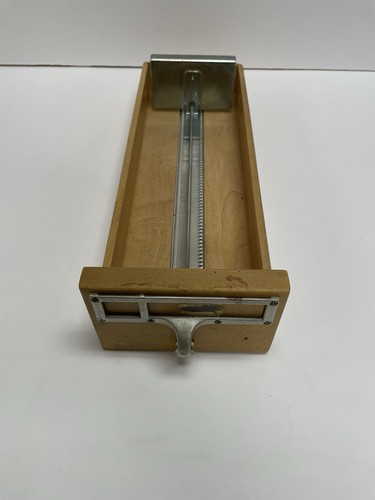 Vintage Wood Card Catalog Library Drawer With Pull Rod & Label Frame | eBay