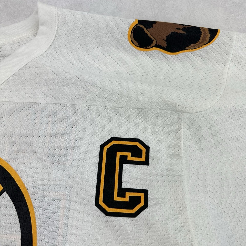 Vintage CCM Boston Bruins Ray Bourque #77 Jersey Men L White Air-Knit ...