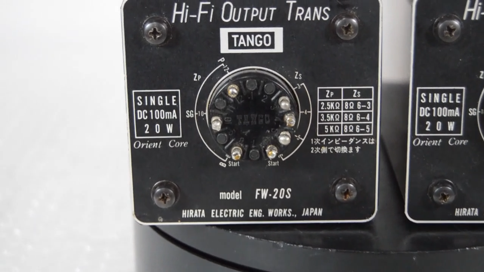 TANGO FW-20S Output Transformer Pair Hi-Fi Tube Amp 20W Tested ...