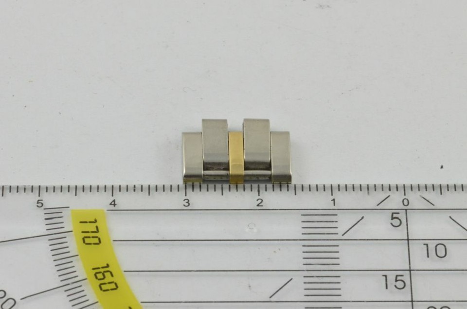 Gp Girard Perregaux Steel/Gold Bracelet Replacement Link 15MM Link ...