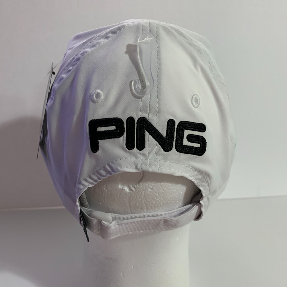 Ping Hat Golf Cap SensorCool Unstructured Adjustable Performance White ...
