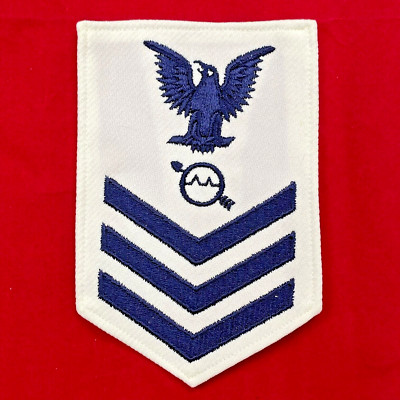 U.S. Navy Operations Specialist PO1 Petty Officer First Class Rank ...