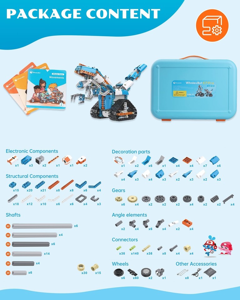 E7 Pro Coding Robot for Kids 8+ Years, Scratch Coding Support ...