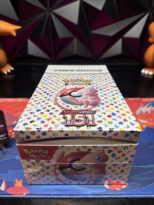 Pokemon 151 Booster Bundle Display Case - Whole Box Factory Sealed - 10 ...