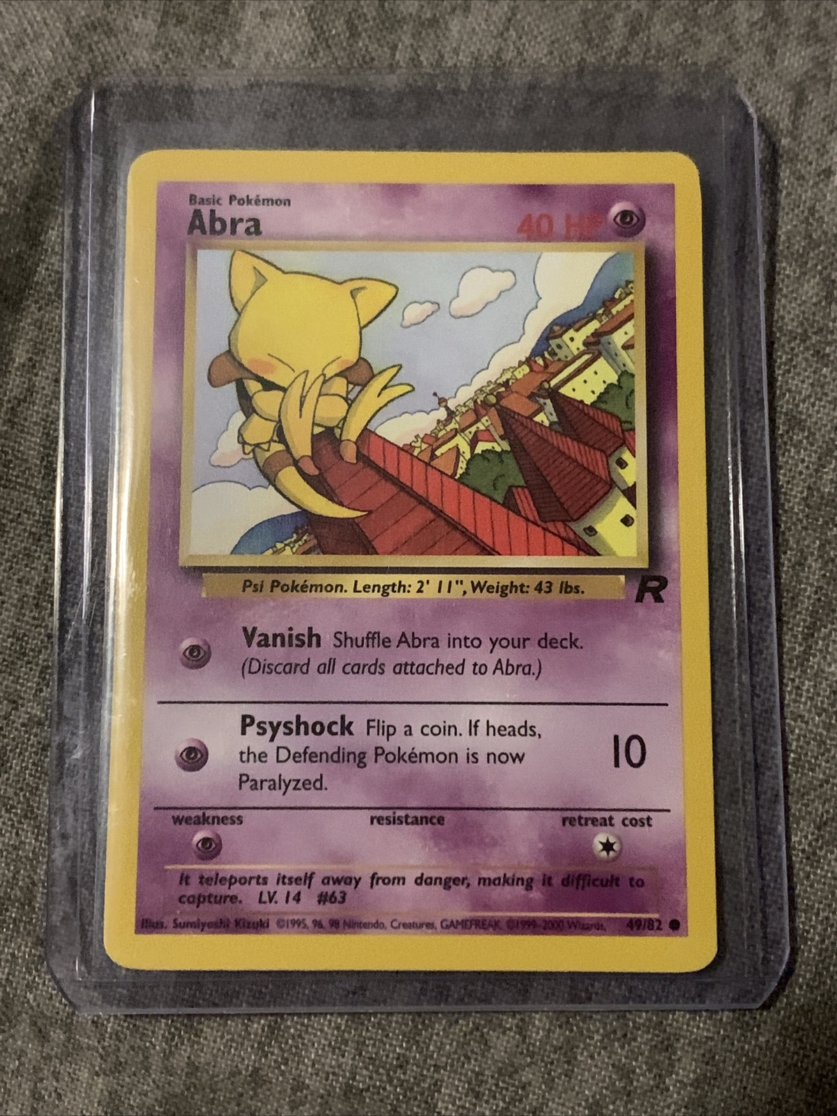 Abra Pokemon Card