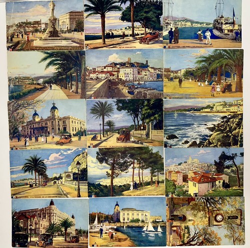 Rare Vintage French Riviera Postcards - Cannes 1920s/1930s Set Of 15 ...