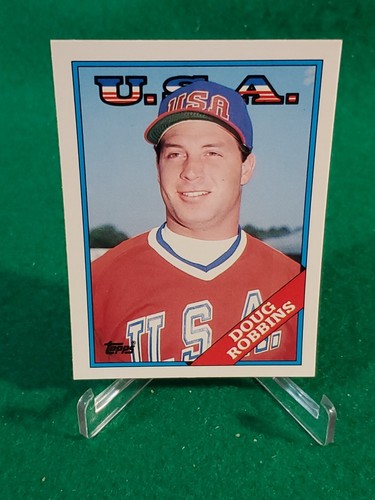1988 Topps Traded Doug Robbins USA #95T Team USA Baltimore Orioles XRC ...