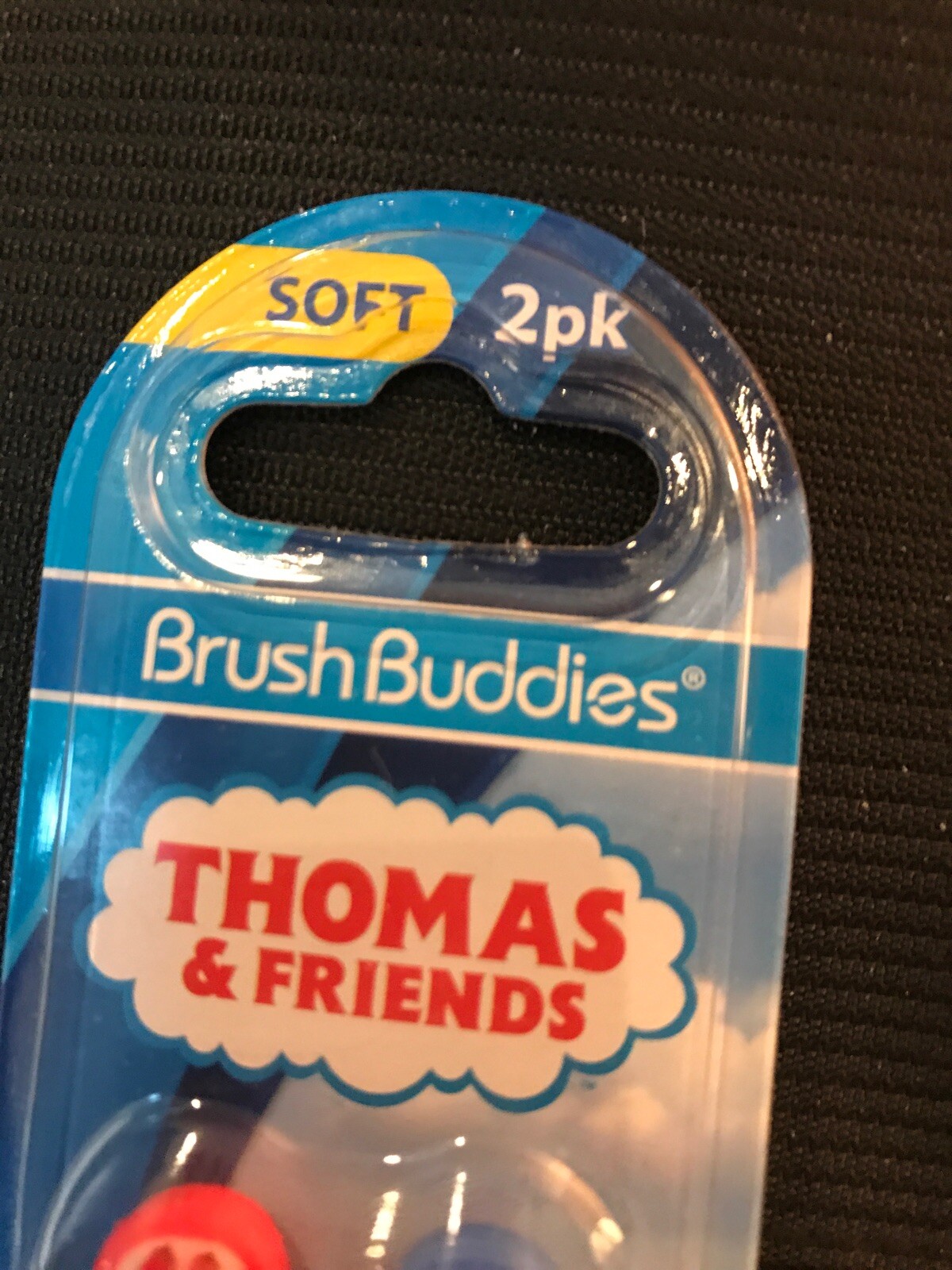 THOMAS THE TRAIN 2pk BRUSH BUDDIES TOOTHBRUSHES RED & BLUE New/Sealed ...