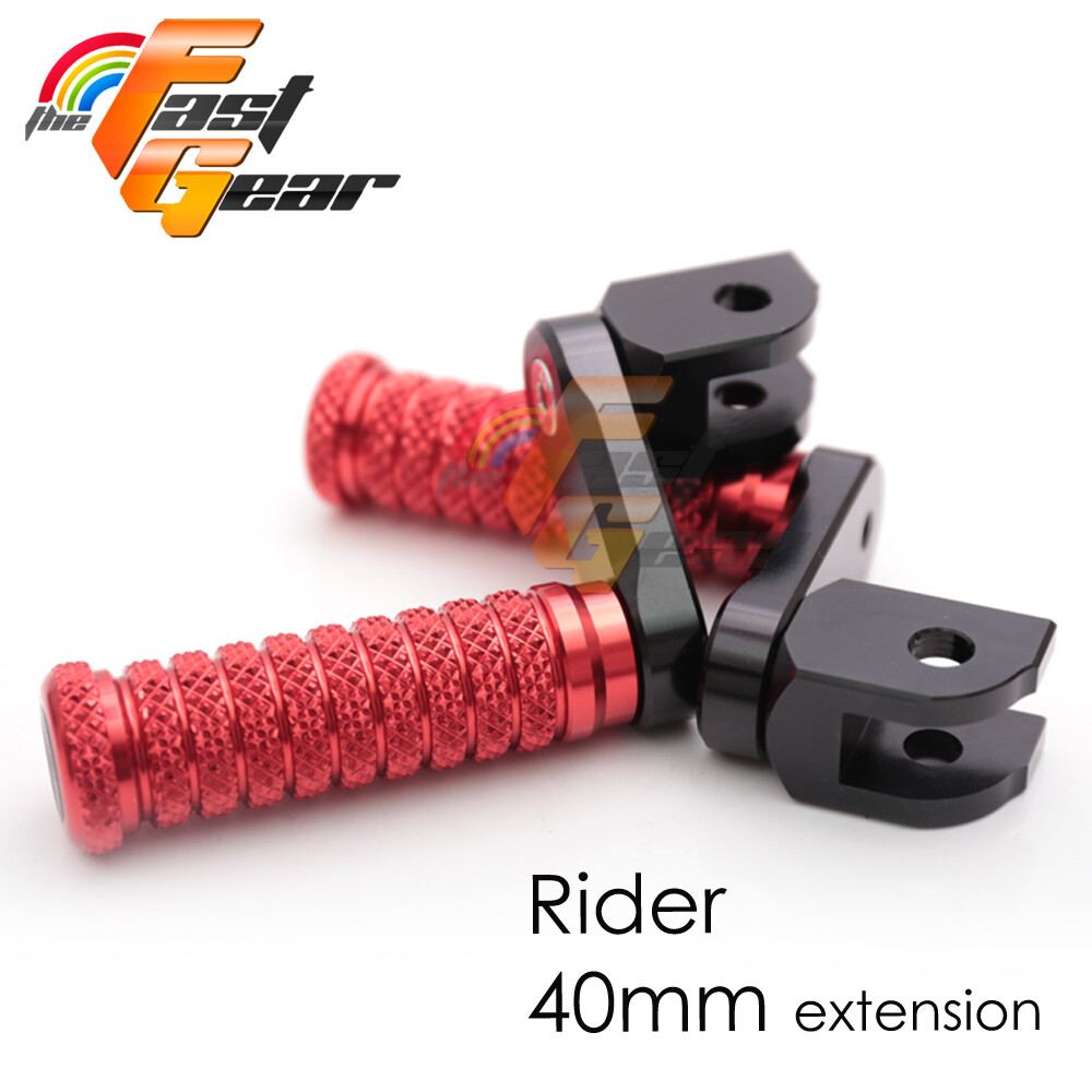TFG 40mm CNC Adjustable Front Foot Pegs For Kawasaki ZX-12R Ninja 00-04 ...