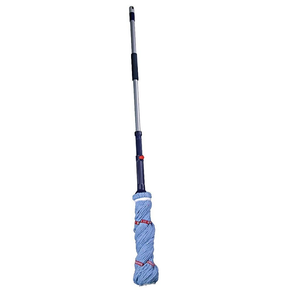 Rubbermaid Self-Wringing Ratchet Twist Mop with Blended Yarn Head, 54 ...