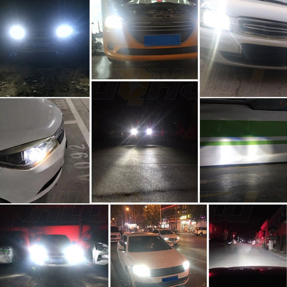 H3 LED White Headlight Bulbs 100w Fog Light Bulbs 12v | eBay