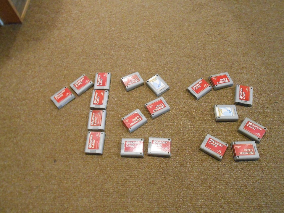 N64 Nintendo 64 Memory Card/Controller Pak OFF BRAND (Regular or 4X ...