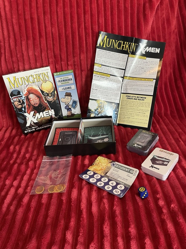 Munchkin X-Men Card Game- NEW - Box Unsealed - All Contents Factory ...