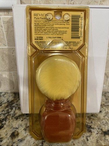 Vintage Revlon Pure Radiance Sunglow Effects Loose Powder .32 oz. New ...
