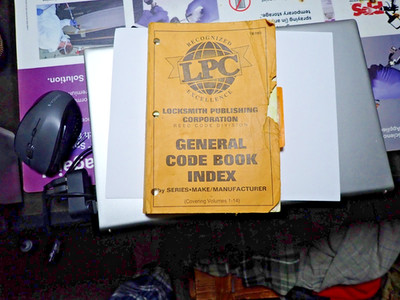 Locksmith - Reed General Code Book Index Covering Volumes 1 to 14 | eBay
