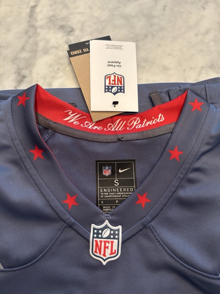 Authentic Drake Maye NE Patriots Rivalry Vapor FUSE Limited Jersey Sz S ...