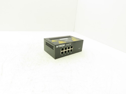 N-Tron 708TX Managed Industrial Ethernet Switch 8-Port 10/100BaseT 12 ...