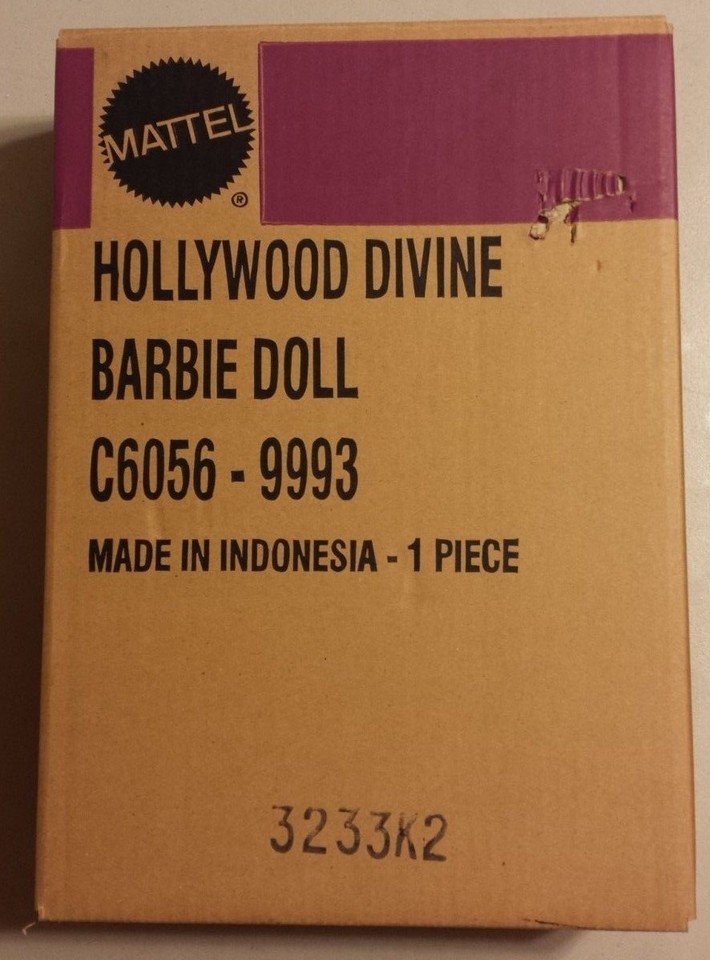 HOLLYWOOD DIVINE BLONDE Barbie Doll SHIPPER 3000 Barbie Fan Club ...