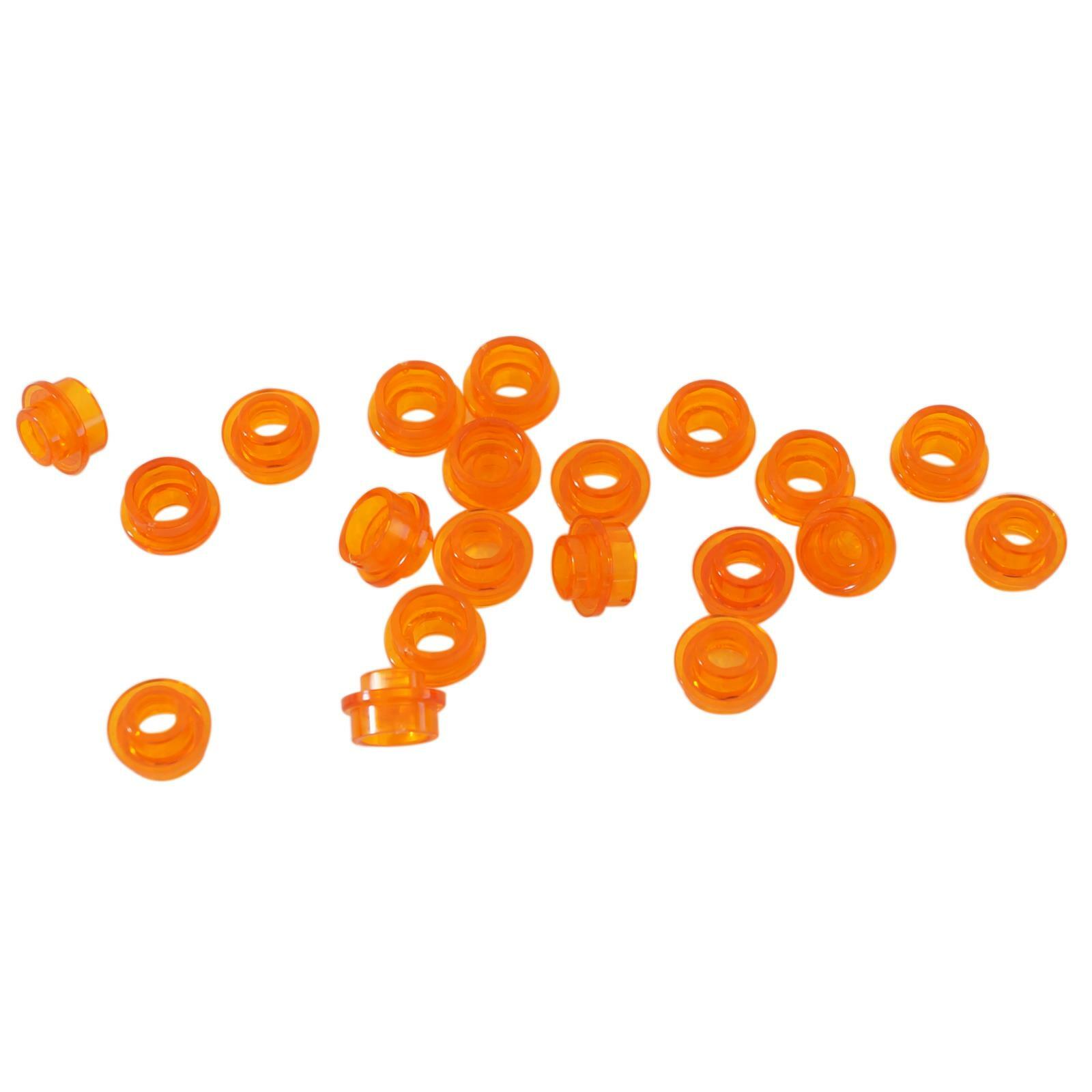 20 NEW LEGO Plate, Round 1 x 1 with Open Stud Trans-Orange | eBay