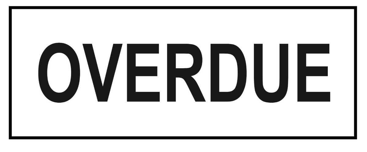 Overdue Stamp Overdue Free Signaling Icons